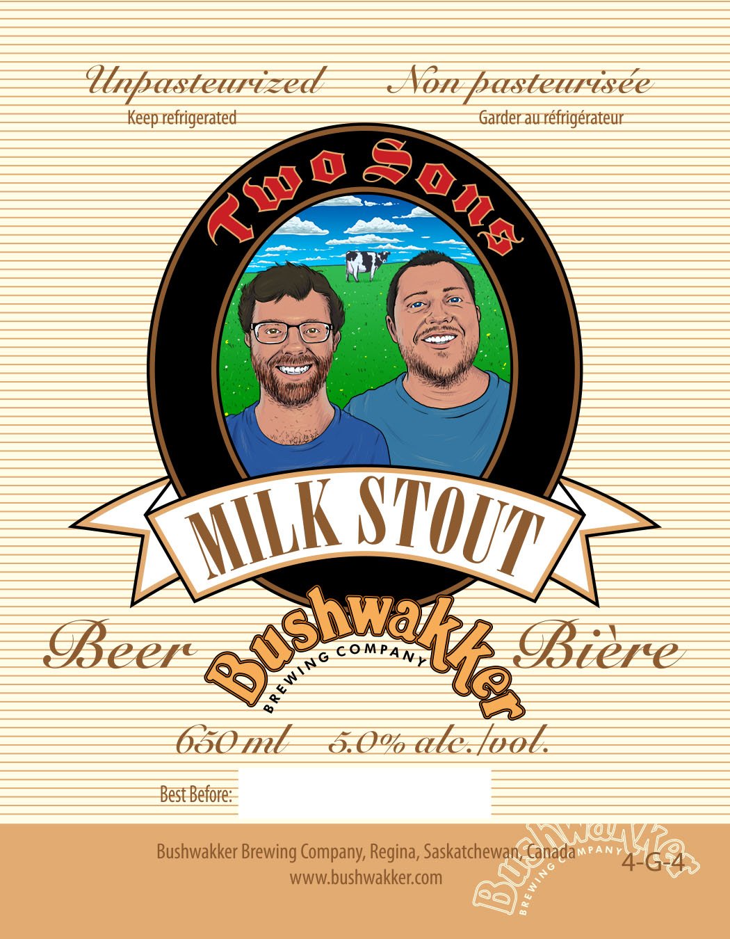 Two Sons Milk Stout « Bushwakker Brewpub Regina